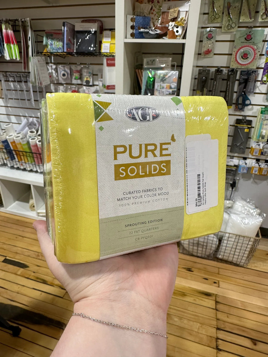 Art Gallery Pure Solids Fat Quarter Bundle-Sprouting Edition fabric – Happy Little Quilt Shop