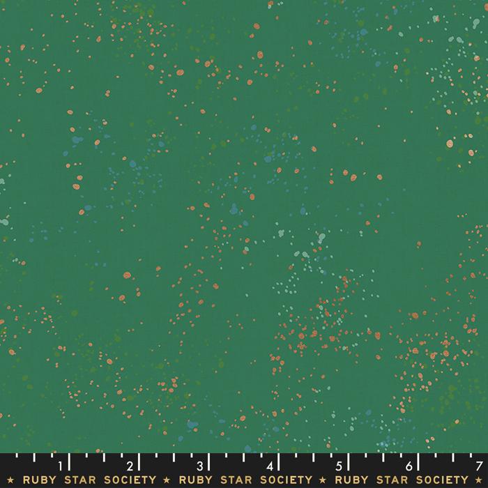 Speckled Metallic Emerald Green RS5027 74M Ruby Star Society Fabric ...